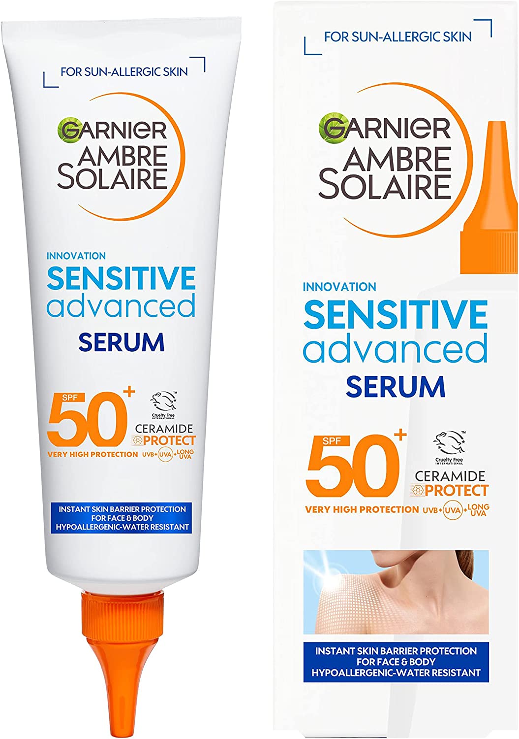 Review: Garnier - SPF 50+ Sensitive Advanced Face & Body Serum | What's ...